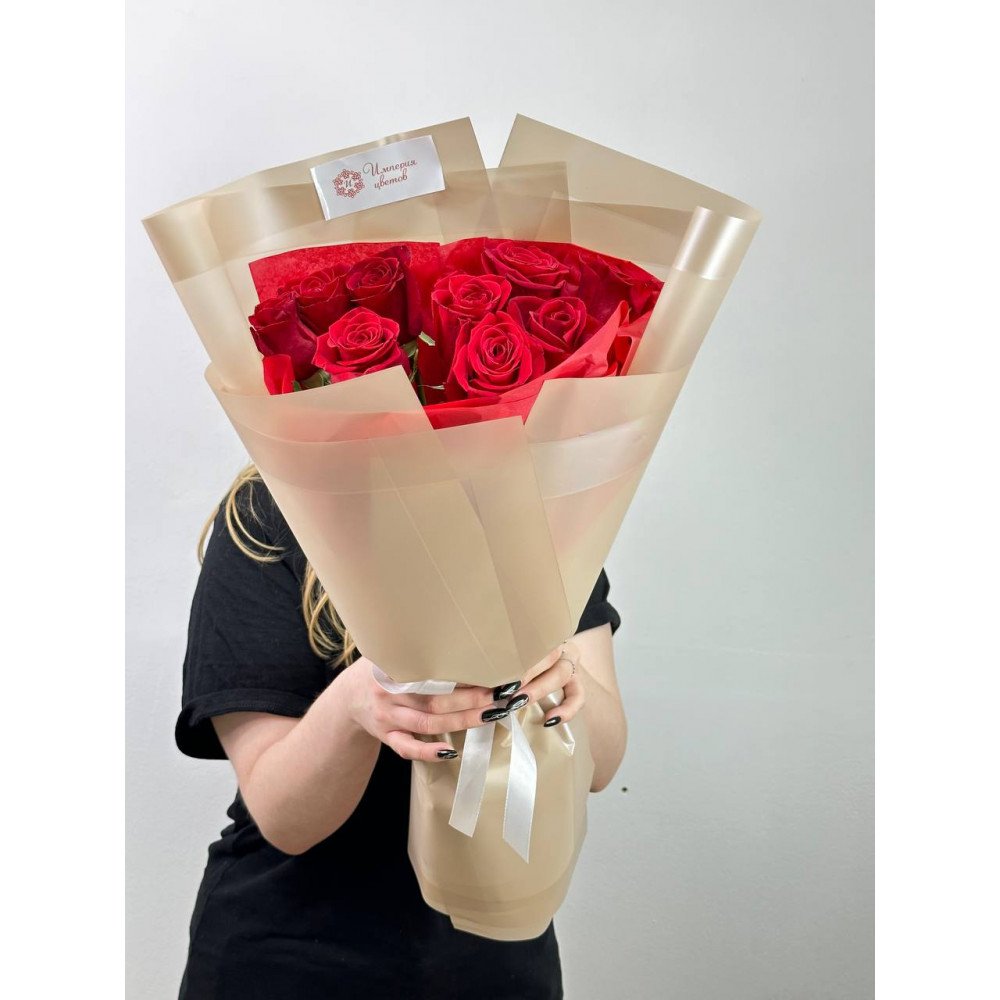 Букет из 9 красных роз в Рудном заказать с доставкой 🌷